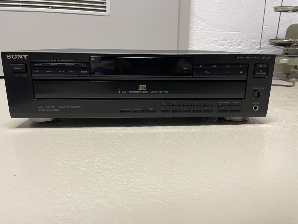 Sony 5-fach CD-Player CDP-C425 Occasion Top Zustand! (Gebraucht) in Muri b. Bern für CHF 71 ...