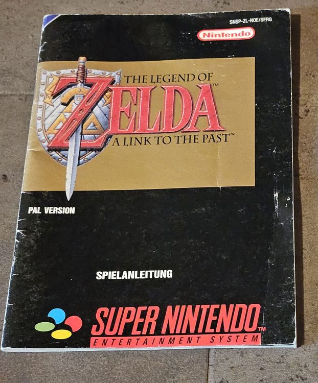 Zelda A Link to the Past SNES Super Nintendo Spielanleitung | Acheter ...