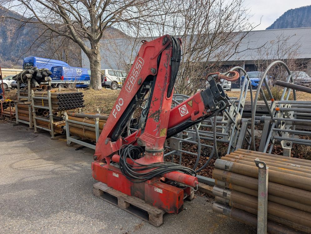 Fassi F80 Kran inkl. Steuerblock Occasion (Defekt) in Malans GR für CHF ...