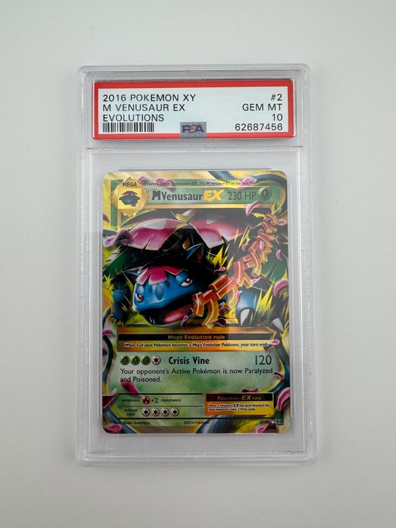 Pokemon M Venusaur EX XY Evolutions 2/108 PSA 10 Gem Mint EN | Kaufen auf Ricardo
