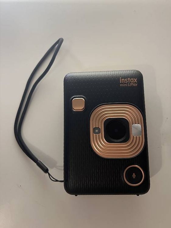 Fujifilm instax mini LiPlay Kamera Schwarz/Rosegold (Gebraucht) in ...