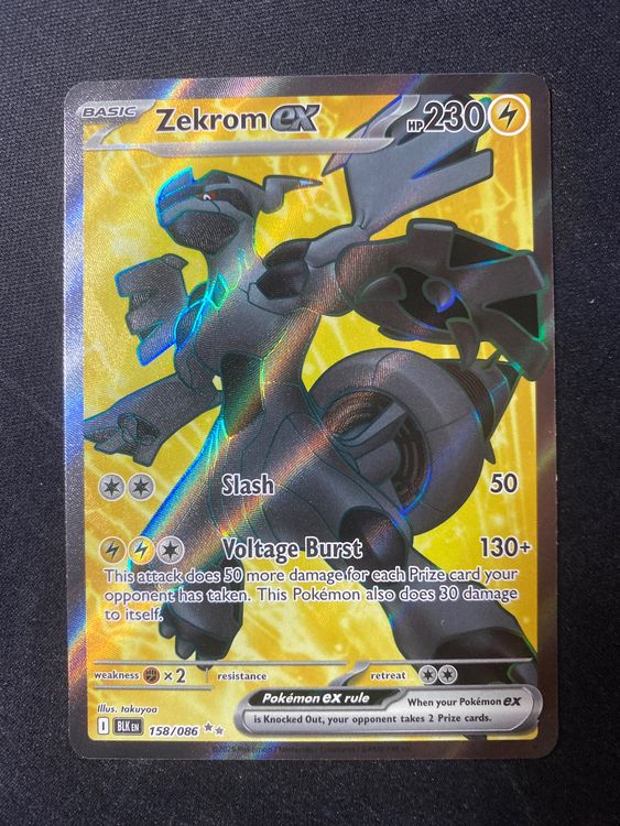 Zekrom ex 158 - Ultra Rare - Black Bolt - EN (Neu (gemäss Beschreibung ...