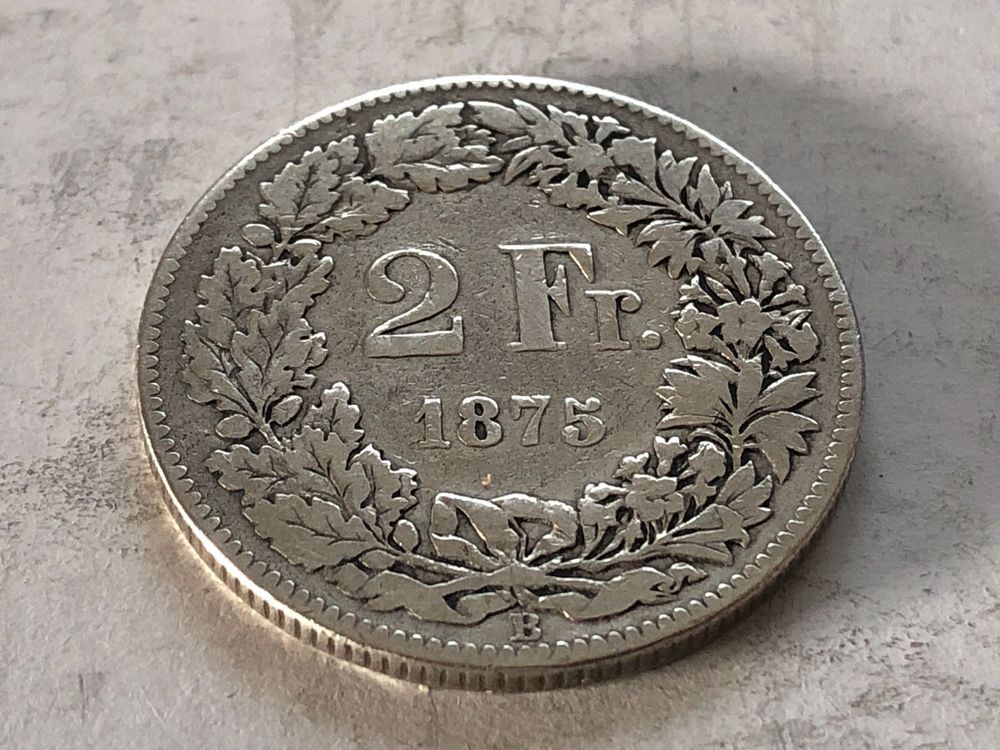 Schweiz 2 Franken 1875 Silber Rar | Kaufen auf Ricardo