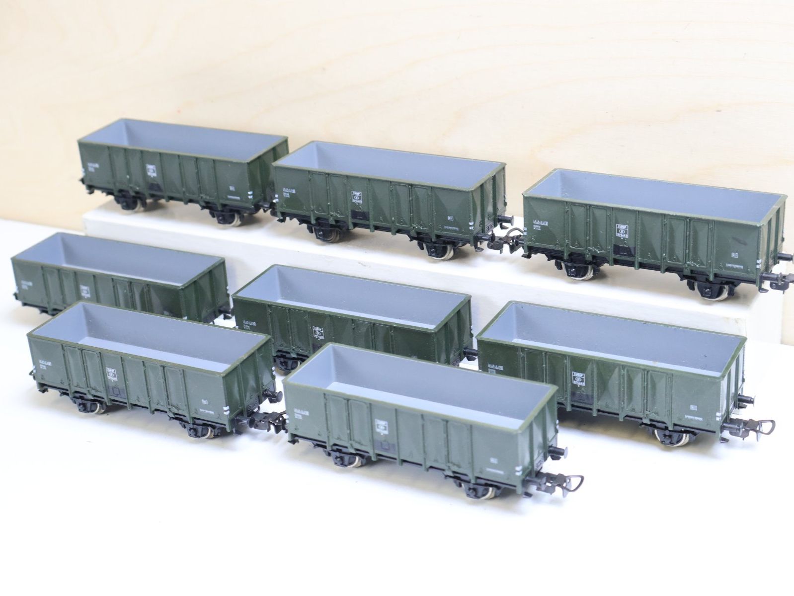 Piko 8 x Hochbordwagen "grün" H0 Set - selten (Gebraucht) in Winterthur ...