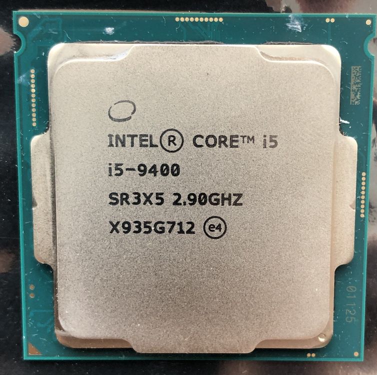 Intel Core i5 9400 CPU @ 2.90 GHz (Grundtaktfrequenz) (Gebraucht) in ...