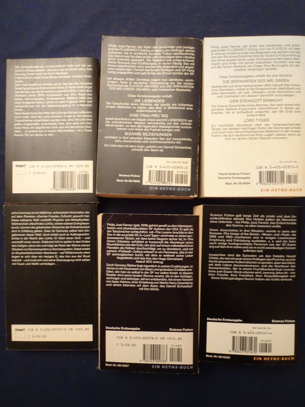 Philip José Farmer: 6 Fantasy Romane (Gebraucht) in Schönenwerd für CHF ...