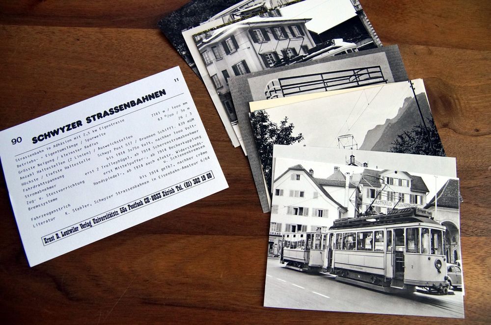 90 Schwyzer Strassenbahnen - E.B. Leutwiler - AK-Serie | Kaufen auf Ricardo