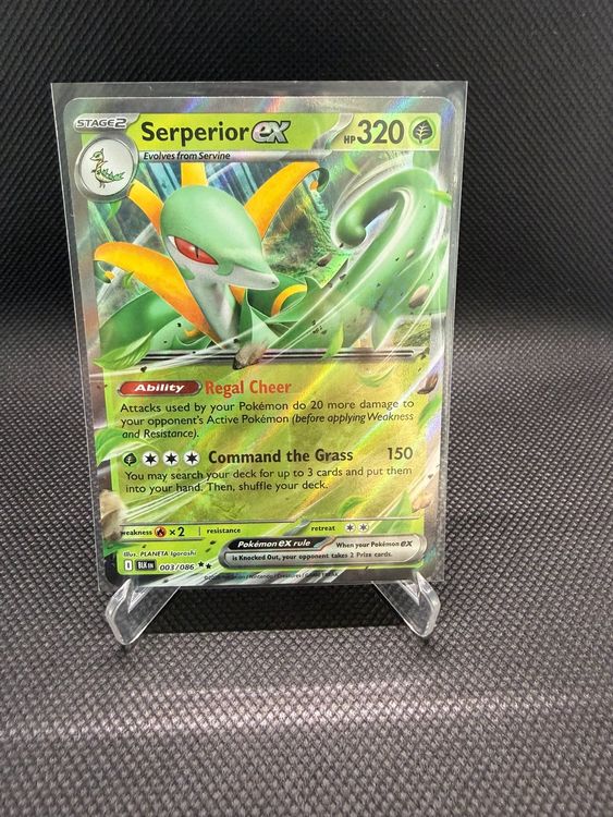 Pokemon Black Bolt - Serperior ex 003/086 (Gebraucht) in Horn für CHF 1 ...