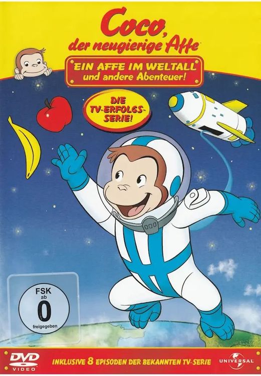 Coco, der neugierige Affe - Ein Affe im Weltall DVD (Gebraucht) in ...