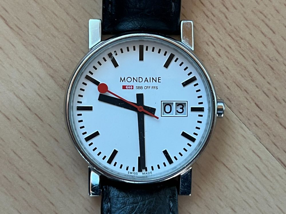 MONDAINE SBB MIT DATUM BAHNHOF UHR | Kaufen auf Ricardo