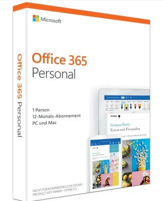 Microsoft Office 365 Personal - Key (Neu und originalverpackt) in ...