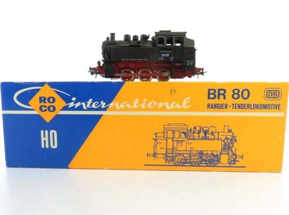 Roco H0 04114B: Dampflok BR 80 in Originalverpackung, DC | Kaufen auf ...