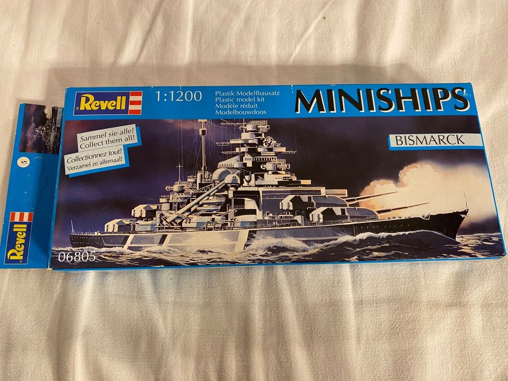 OVK Revell miniships bismark 1:1200 Plastik modellbausatz | Kaufen auf ...