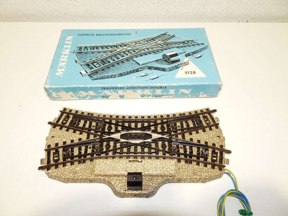 Märklin M-Gleis Doppelte Kreuzungsweiche HO 5128 (W3) | Kaufen auf Ricardo