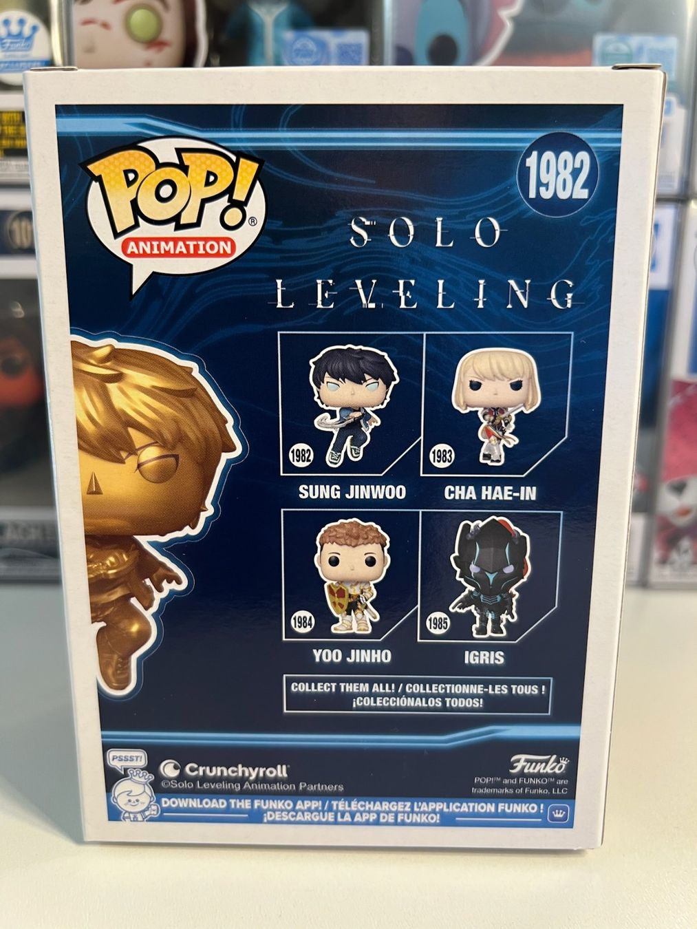 Funko POP! Animation Solo Leveling Sung Jinwoo (Gold) Limit (Neuf avec ...
