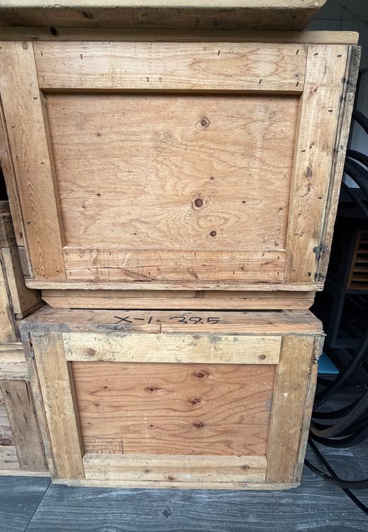 Holzkisten - Transportkisten - Übersee Kiste - Wilson Audio (Gebraucht ...