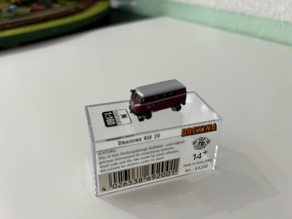 Brekina 69200 Draisine Klv 20 VW T1 DB rot Spur N | Kaufen auf Ricardo