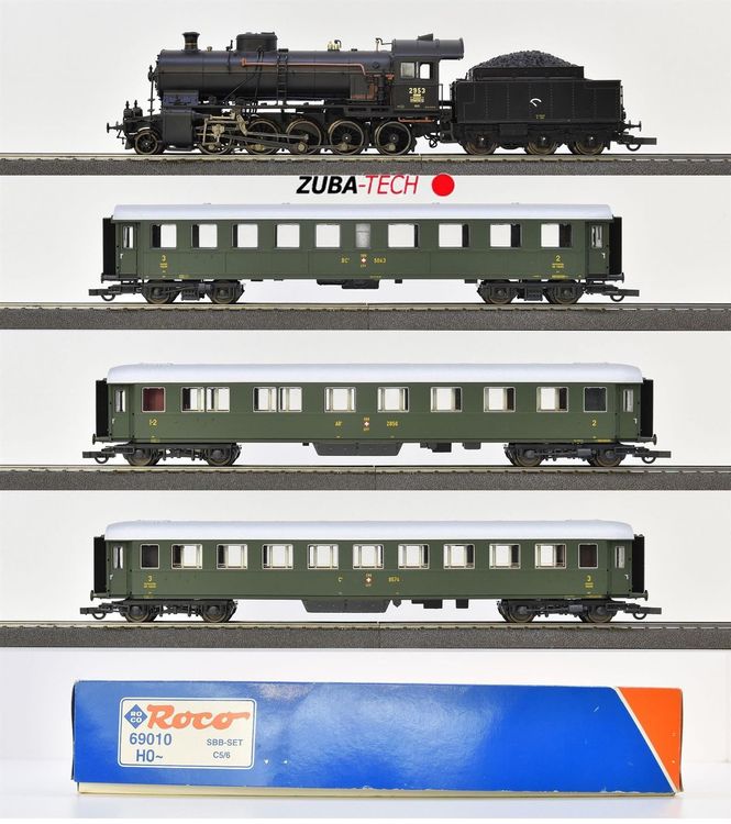 Roco 69010 Zugset 4tlg. der SBB H0 WS OV (Neu und originalverpackt) in ...