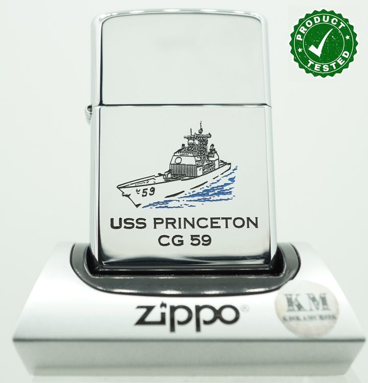 ZIPPO® US NAVY - USS PRINCETON - 2007 - GEZÜNDET | Kaufen auf Ricardo