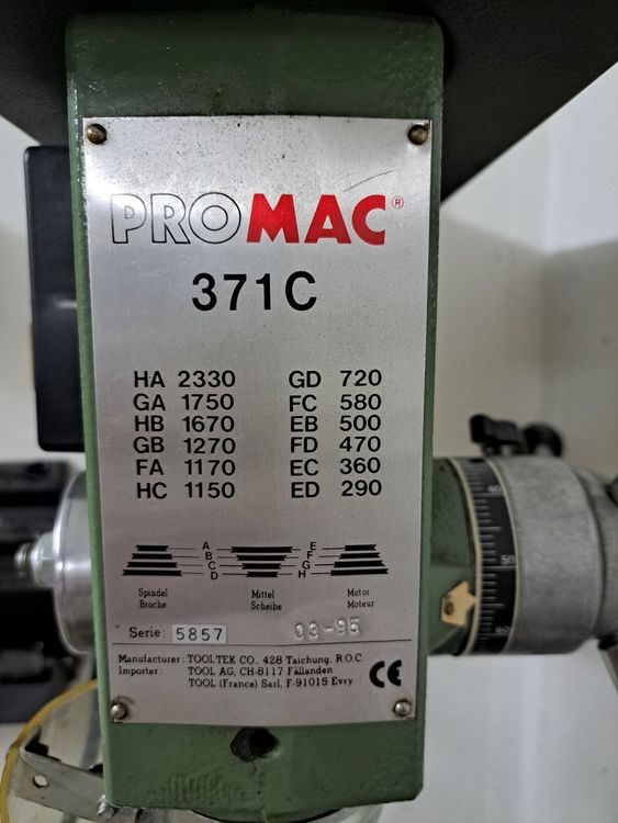 Tischbohrmaschine Promac 371C (Gebraucht) in Ibach für CHF 290 – nur ...