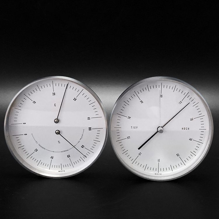 Max Bill MOCO Barometer & Thermo-/ Hygrometer (2er-Set) | Kaufen auf Ricardo