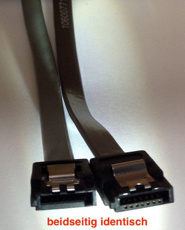 SATA S-ATA Serial-ATA HDD Data Kabel gerade Stecker ca.31-35 | Kaufen ...