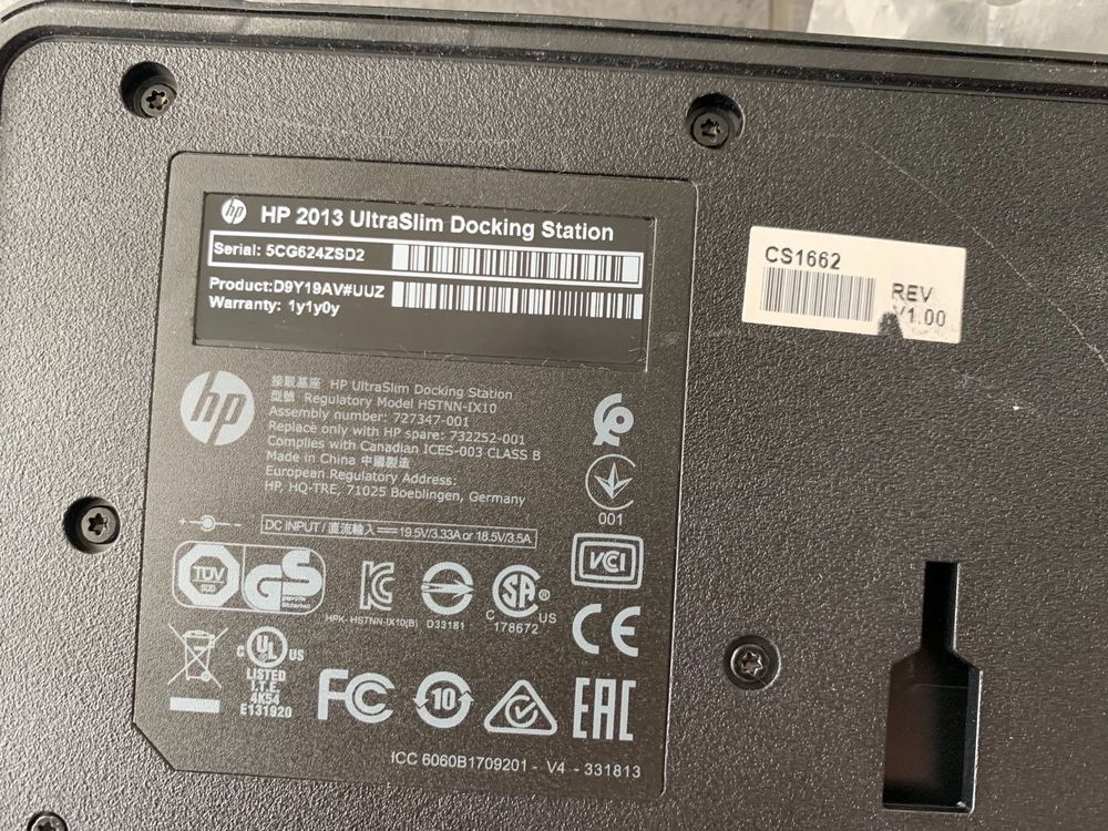 HP UltraSlim Docking + Dock Lock (Gebraucht) in Lausen für CHF 14 – mit ...
