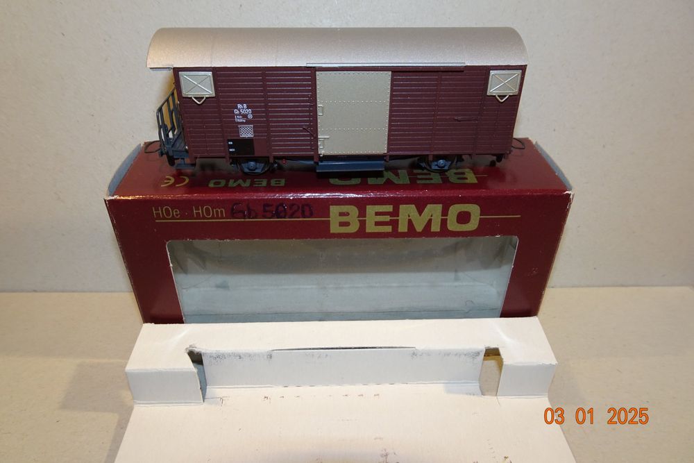 Wagon Bemo HOm RhB Gb 5020 (Neu (gemäss Beschreibung)) in Thierrens für ...