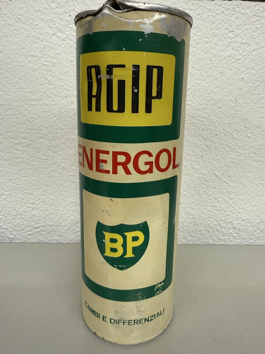 Rare et ancien bidon d’huile boîte et Pont Agip - BP 1960? (D'occasion ...