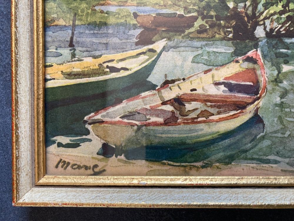 MARC AQUARELL KUNSTDRUCK: THUNERSEE, EIGER, MÖNCH, JUNGFRAU | Kaufen auf Ricardo