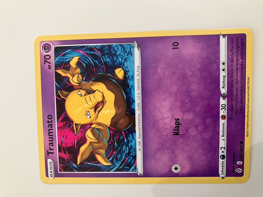 Pokemon Traumato 061/203 | Kaufen auf Ricardo
