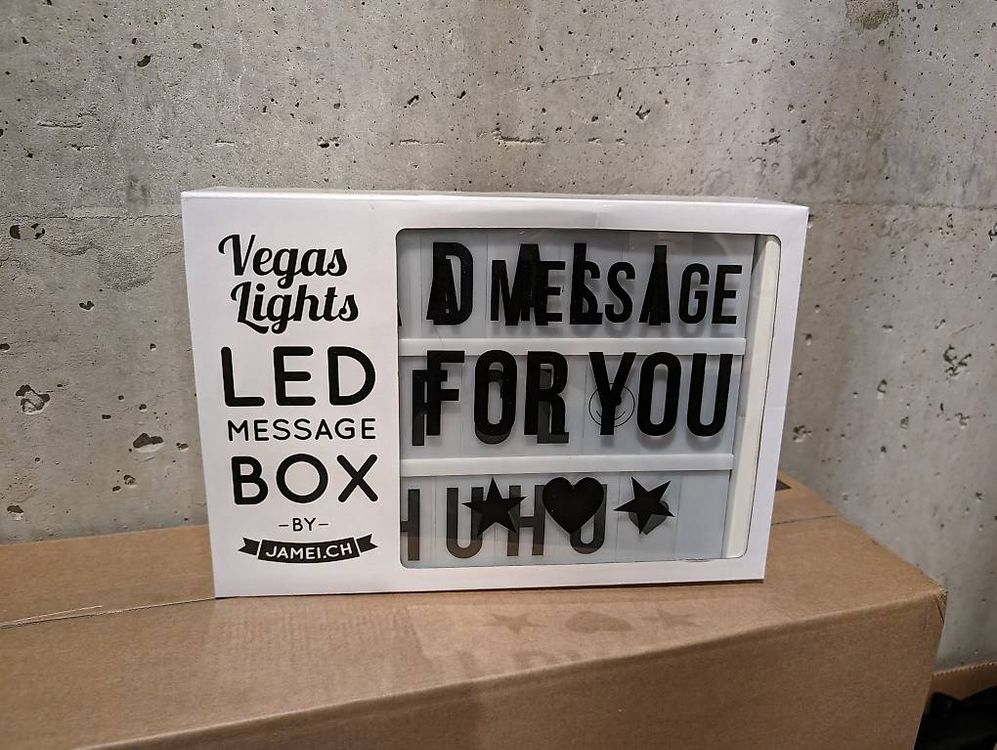 LED Message Box (Gebraucht) in Sempach für CHF 1 – nur Abholung auf ...