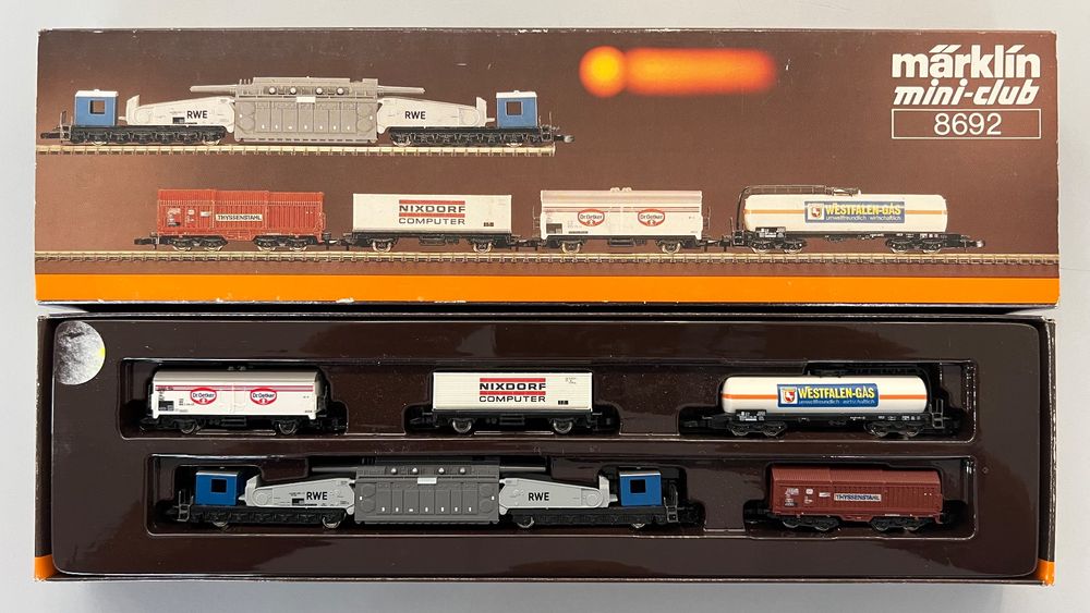 Märklin 8692 Spur Z Wagen-Set Güterwagen (Neu und originalverpackt) in ...