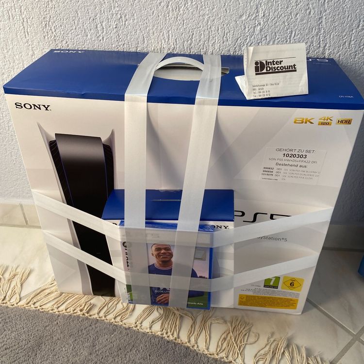 Playstation 5 Disk + Fifa 22 + Controlle (Neu und originalverpackt) in ...