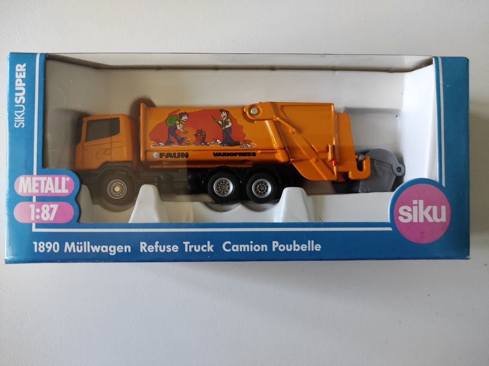 Scania R Müllwagen von Siku 1/87 aus Metall, Fabrikneu | Kaufen auf Ricardo