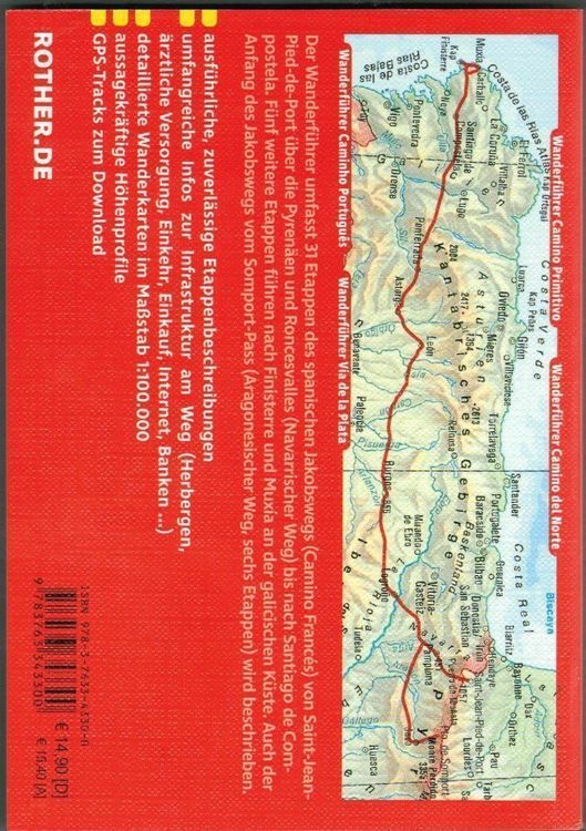 Rother; Camino Francés, Spanischer Jakobsweg (2021) neu (Neu (gemäss Beschreibung)) in Zürich ...