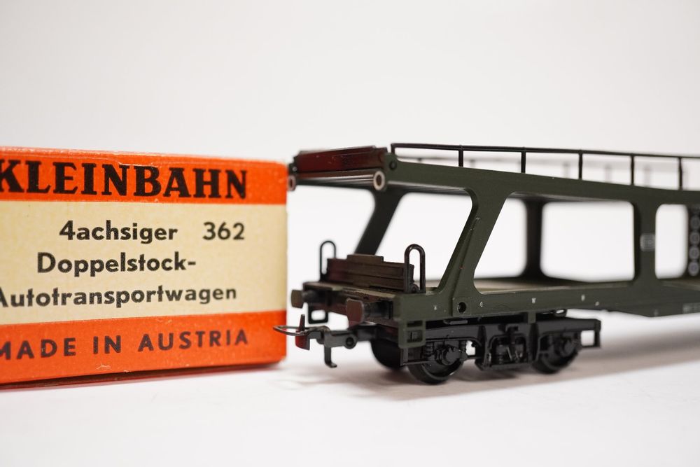 2∑ Kleinbahn 362 DB Doppelstockautoverladewagen | Kaufen auf Ricardo