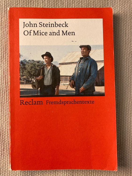 John Steinbeck, Of Mice and Men, Reclam, English (Gebraucht) in Baden ...