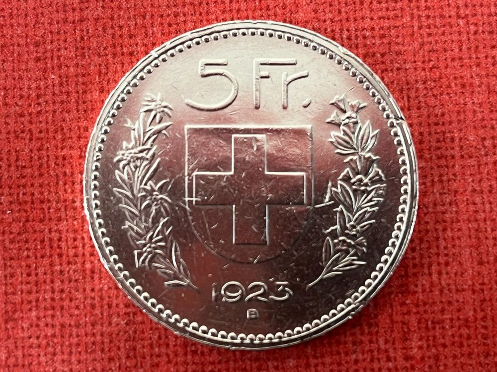 5 Franken 1923 Silber Alphirte TOP | Kaufen auf Ricardo