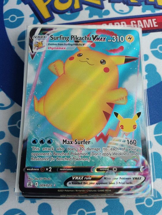 Surfing Pikachu VMax - Pokemon Celebrations | Kaufen auf Ricardo