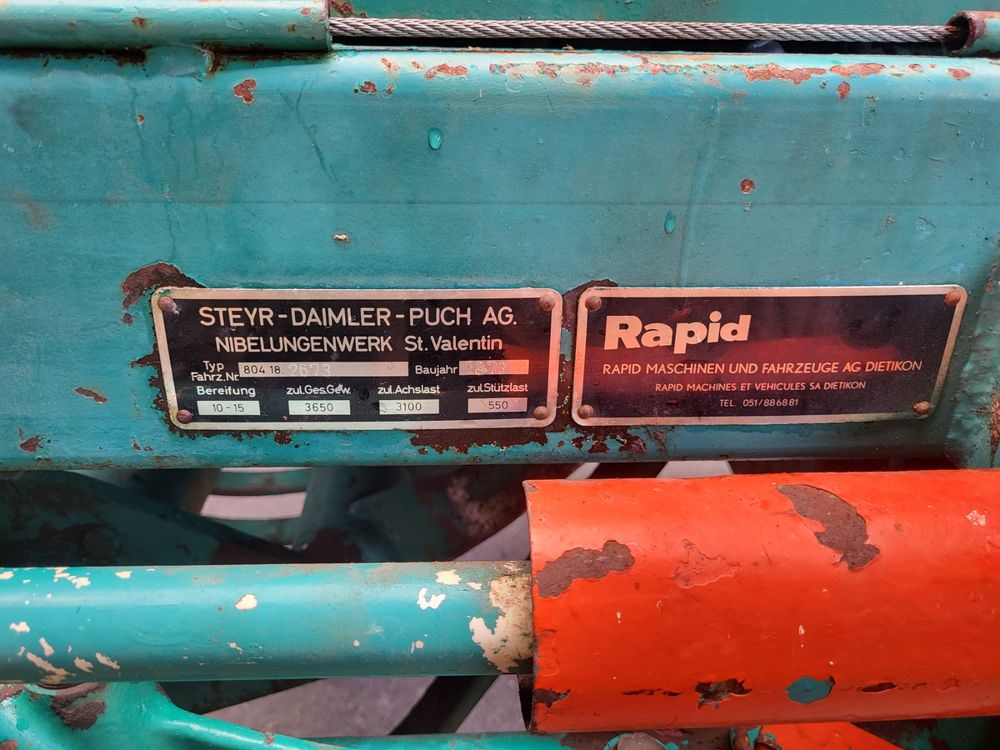 Ladewagen Steyr Hamster Plus 20 (Gebraucht) in für CHF 300 – nur ...