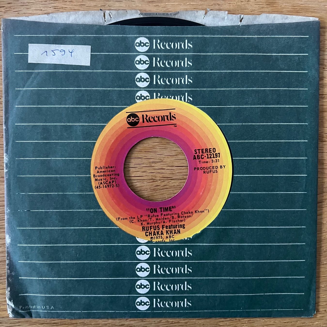 Rufus feat. Chaka Khan - Jive Talkin' / 1. US-Press. 1975 (Gebraucht ...