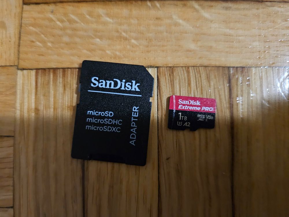 SanDisk Micro SD 1TB (Neu (gemäss Beschreibung)) in Genève für CHF 65 – nur Abholung auf Ricardo ...