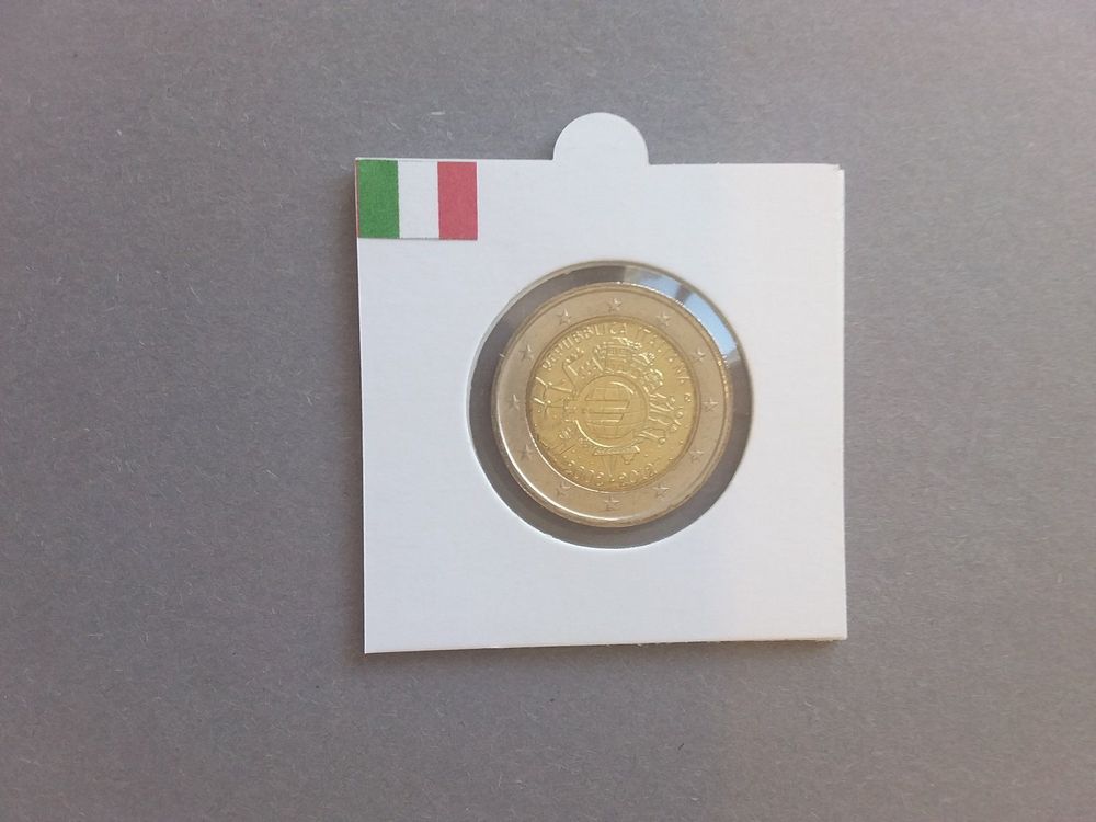 2 Euro Italien 2012 10 Years of Euro (Neu (gemäss Beschreibung)) in ...