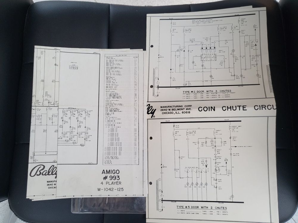 Bally Amigo Schematics (Gebraucht) in St. Gallen für CHF 5 – mit ...