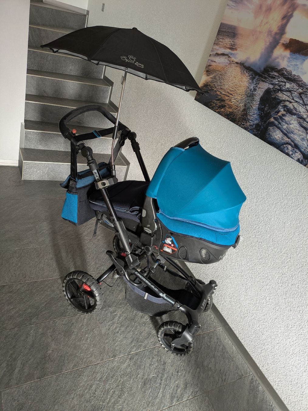 Kinderwagen, Poussette Jané Crosswalk, cosi, base Matrix 2 (D'occasion ...