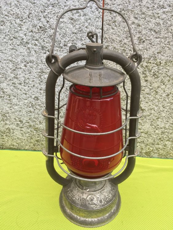 antike Petrollampe / Sturmlaterne Feuerhand Nr. 323 | Kaufen auf Ricardo