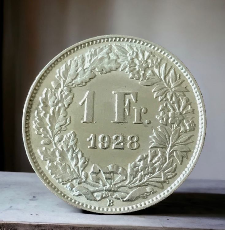 Schweiz 1 Franken Silber Jahrgang 1928 | Kaufen auf Ricardo
