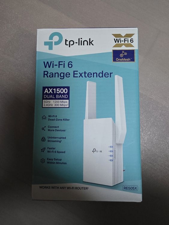 TP-LINK WI-FI 6 RANGE EXTENDER (Neu und originalverpackt) in ...