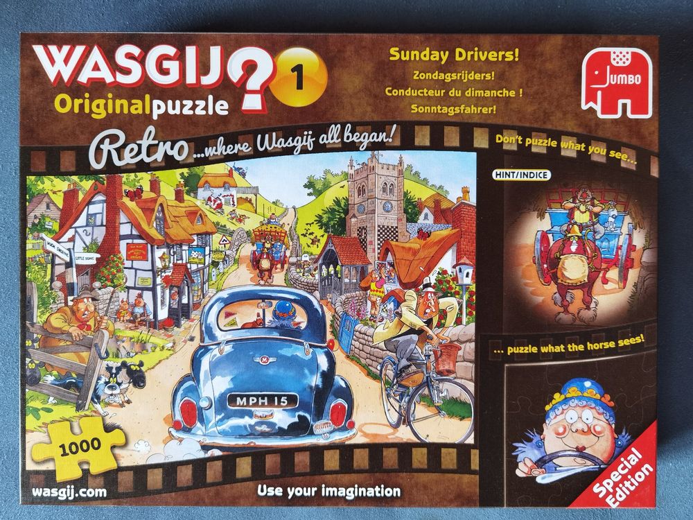 WASGIJ Puzzle Nr. 1, Sunday Drivers, Special Edition, 1000 | Kaufen auf ...